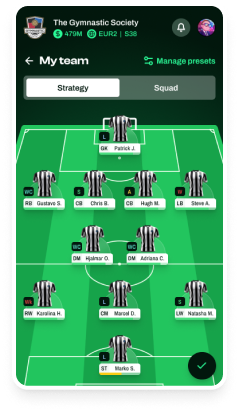 The Open League - Free football (soccer) manager game.